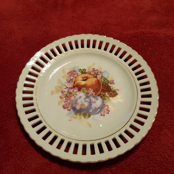Accents | Vintage Porcelain Desert Plate | Poshmark